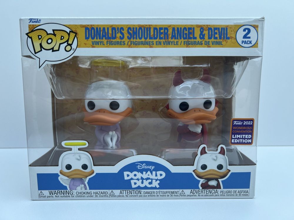 Funko POP! Disney Donald's Shoulder Angel & Devil Limitée | Kaufen auf ...