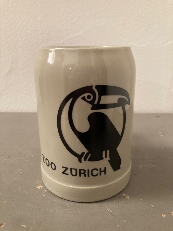 Bierkrug 0.5 L Zoo Zürich Hürlimann Bier (Gebraucht) in Basel für CHF 23 – mit Lieferung auf ...