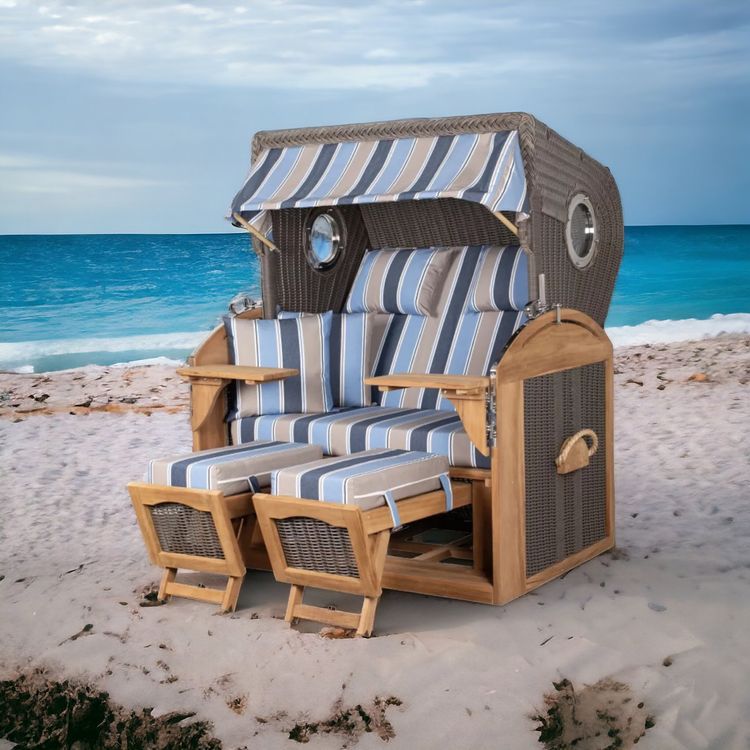 Elegantes Strandkorb Sylt Kaufen Bild