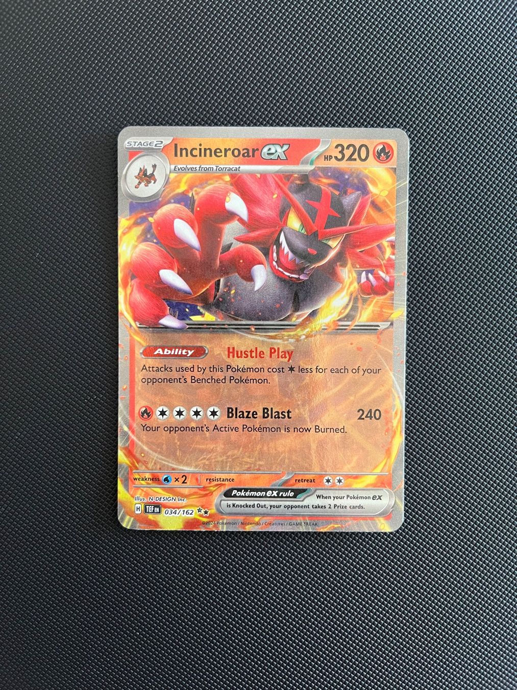 Pokémon Incineroar ex 034/162 (Gebraucht) in Fällanden für CHF 1 – mit ...