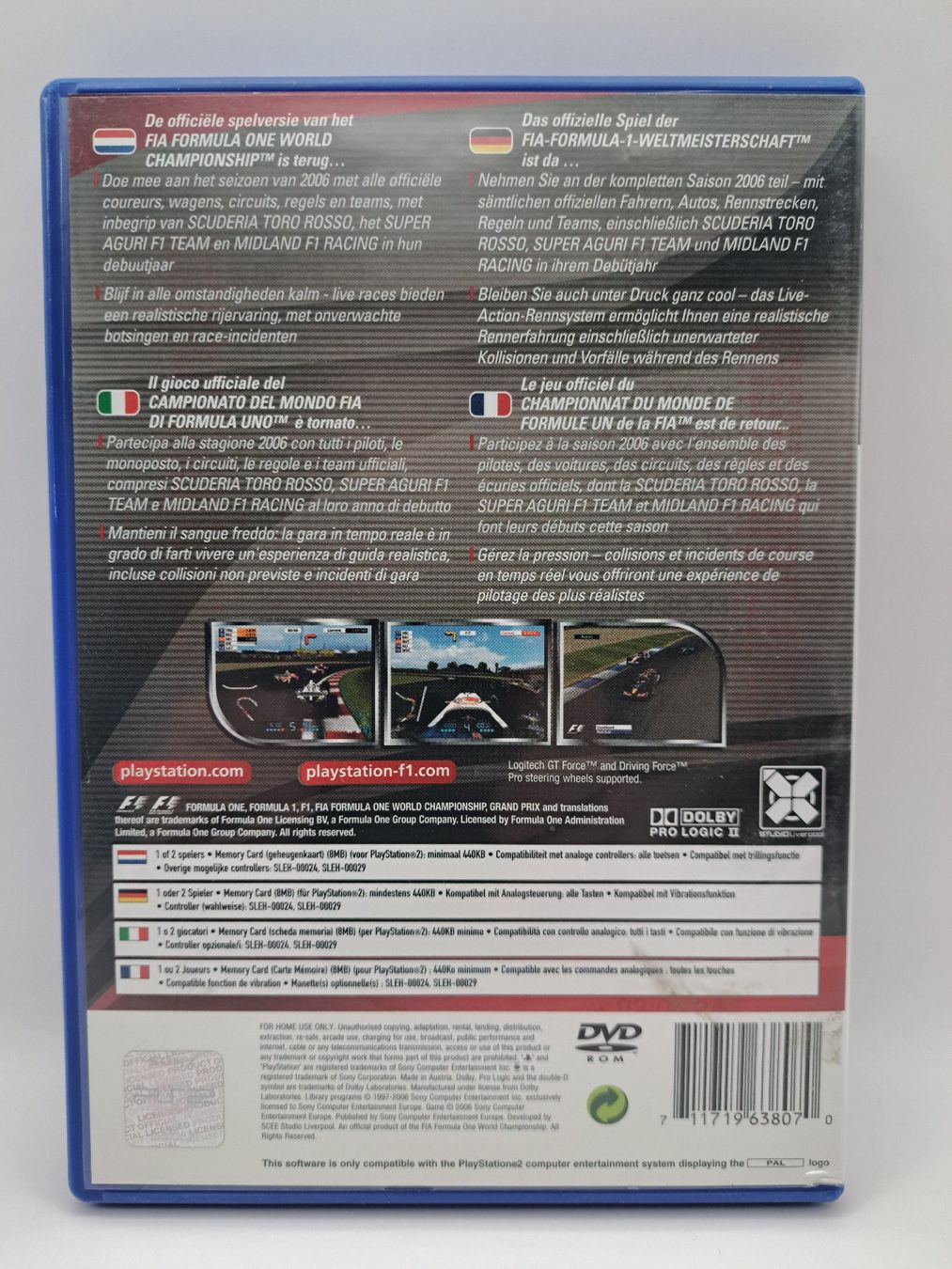F1 06 / Formula One 06 (Playstation 2/PS2) (Gebraucht) in Balgach für ...