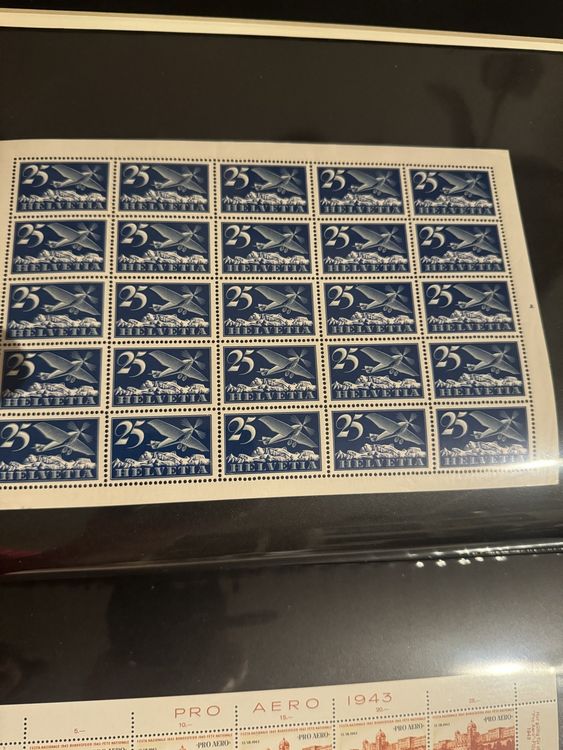 Toller Flugpostbogen (Neu (gemäss Beschreibung)) in Uster für CHF 55 – mit Lieferung auf Ricardo ...