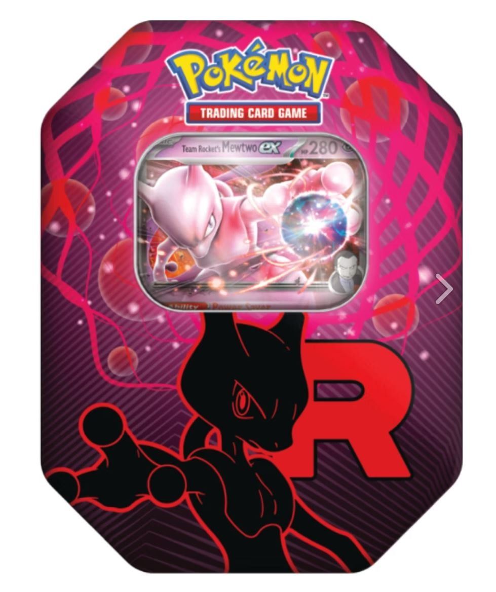 Pokémon Fall Tin 2025 - Team Rocket - Mewtu / EN (Neu und ...