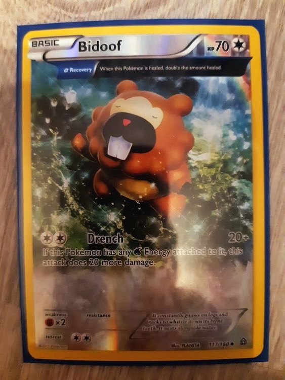 Pokemon Primal Clash #117 Bidoof FullArt Reverse | Kaufen auf Ricardo