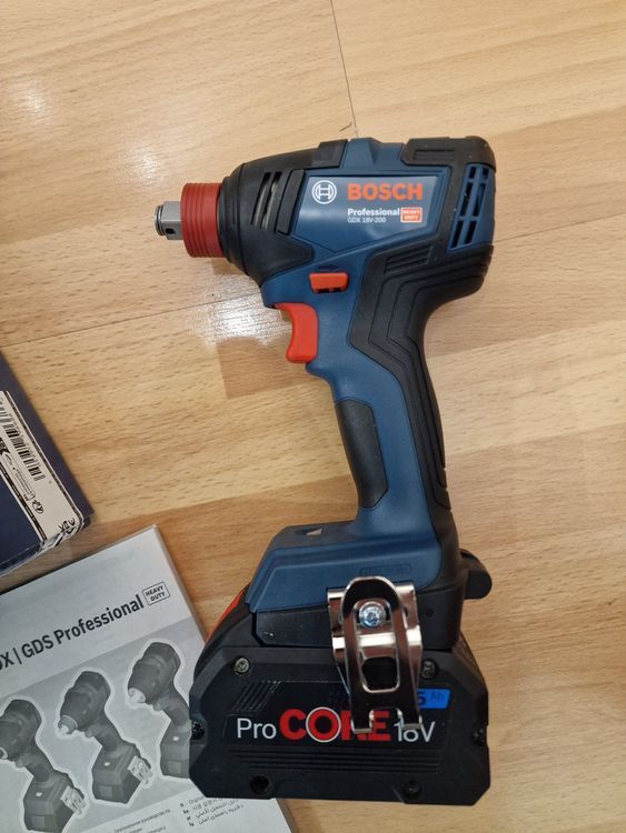 Bosch GDX 18V-200 Professional inkl. 5.5Ah Pro Core Akku (Neu (gemäss ...