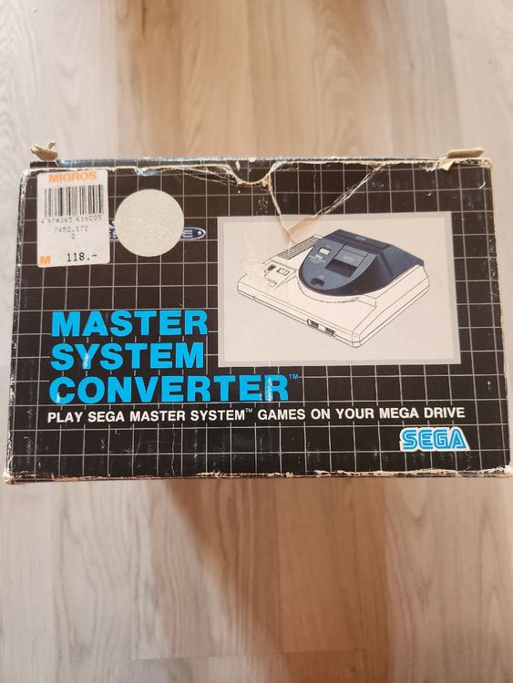 Sega Mega Drive Master System Converter - Rarität! (Gebraucht) in ...