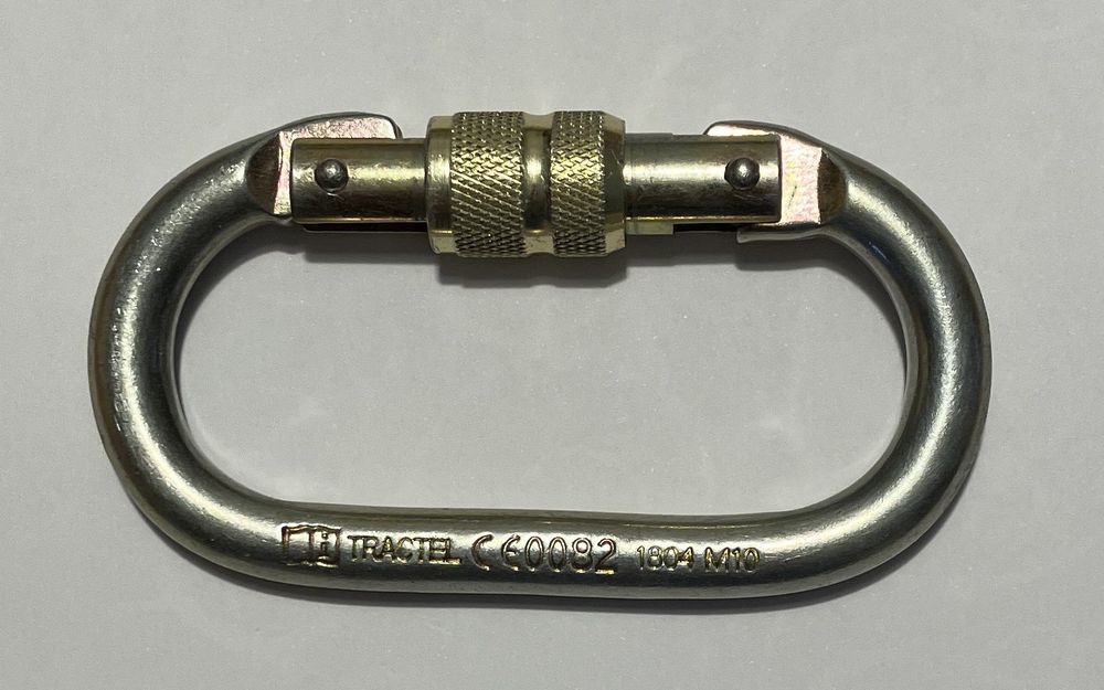 Karabiner Tractel 1804 M10,nach CE0082/EN 362:2004/B/ 10 St. (Gebraucht) in lyssach für CHF 35 ...