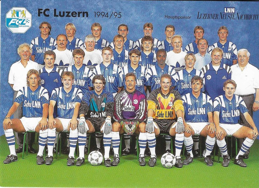 Autogrammkarten FC Luzern 1994/95 (Neu (gemäss Beschreibung)) in ...