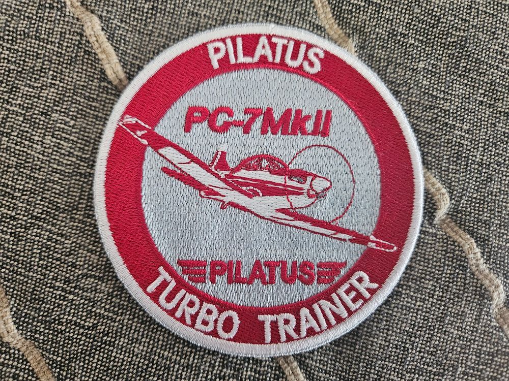 Pilatus PC-7 MkII Turbo Trainer Abzeichen / Patch Top! (Gebraucht) in ...