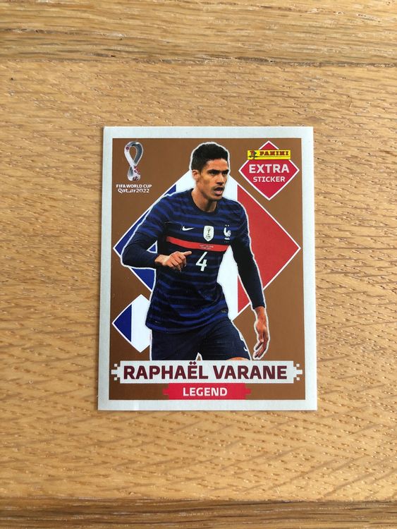 Panini WM 2022 Extra Sticker Raphaël Varane (Neu (gemäss Beschreibung)) in Riniken für CHF 45 ...