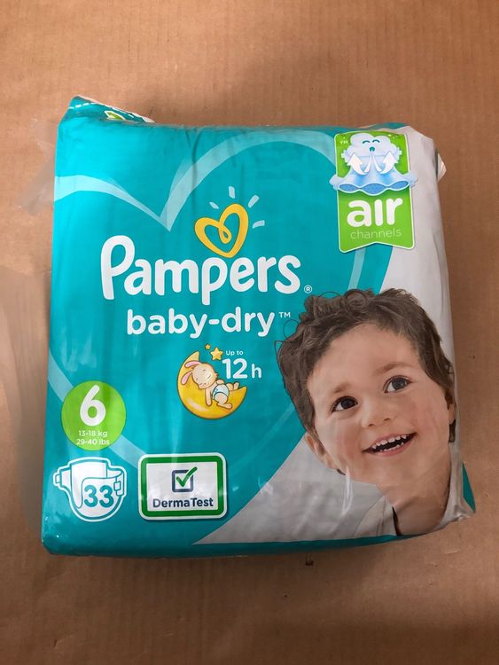 Pampers Baby Dry Windeln 6 / 13-18kg (Neu (gemäss Beschreibung)) in für ...