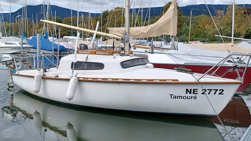 Edel II, Segelb. 5,6m, mit Wasserplatz im NE-See bis 12.2024 (Gebraucht ...