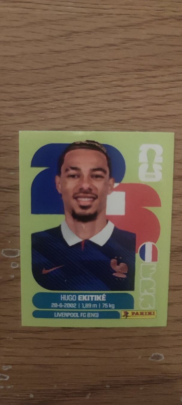Panini FIFA World Cup 2026 Sticker - FRA 19 Hugo Ekitike (Neu und ...