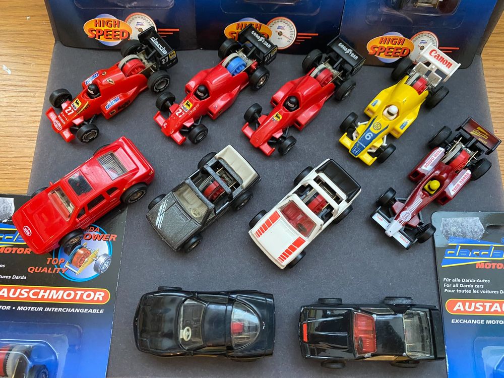 10 Darda Autos + 5 Austauschmotoren OVP inkl. Knight Rider | Kaufen auf ...