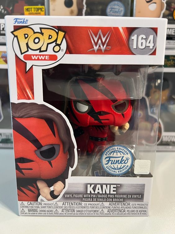 Funko POP! WWE Kane avec Pin Edition Limitée (Neuf avec emballage d ...