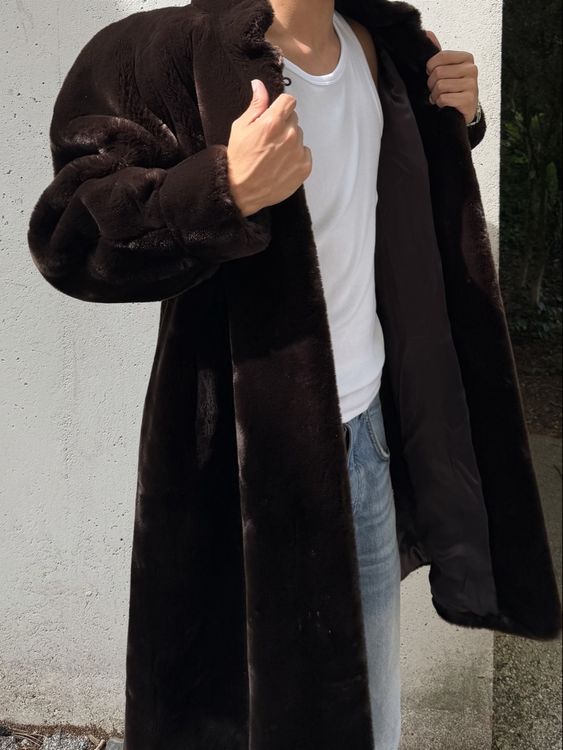 Manteau en fausse fourrure Lucien Daville Paris (Gebraucht) in Lausanne ...