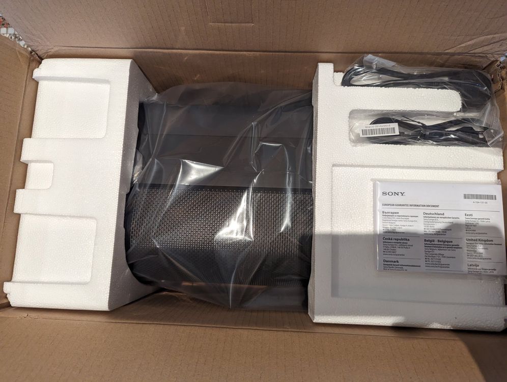 SONY XP500 Lautsprecher 100% Neu (Neu und originalverpackt) in Zürich ...