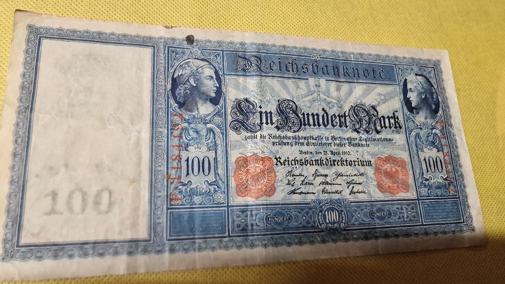 Reichsbanknote 1910 | Kaufen auf Ricardo