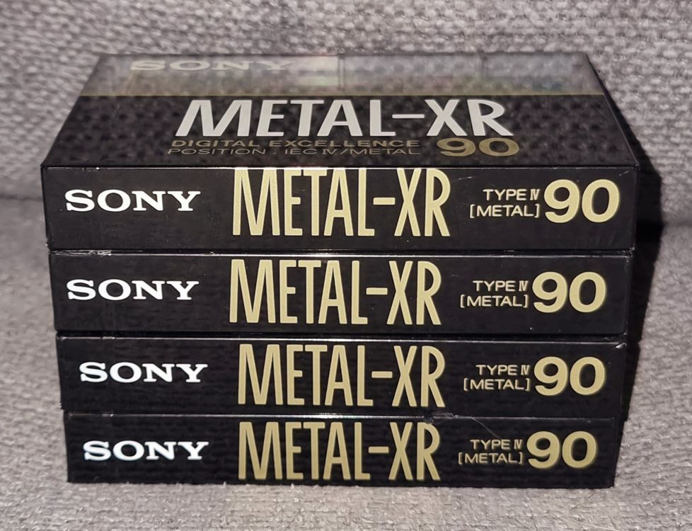 SONY "METAL XR-90" top metal cassettes! (Neuf avec emballage d'origine ...