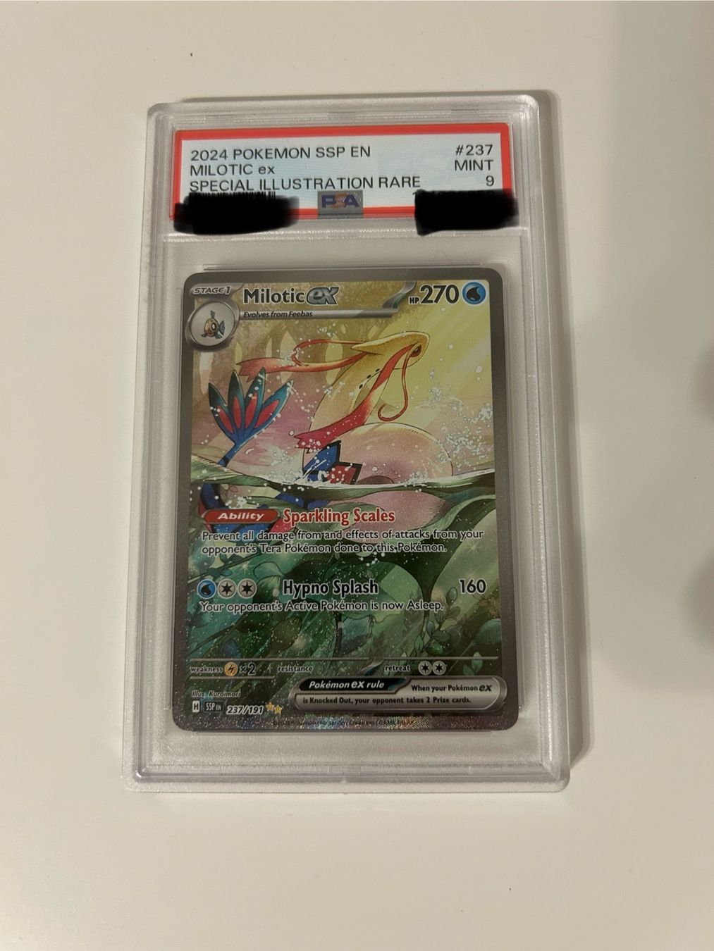 Pokémon Milotic ex SAR Pokemon Surging Sparks Mint PSA 9 (Neu (gemäss ...