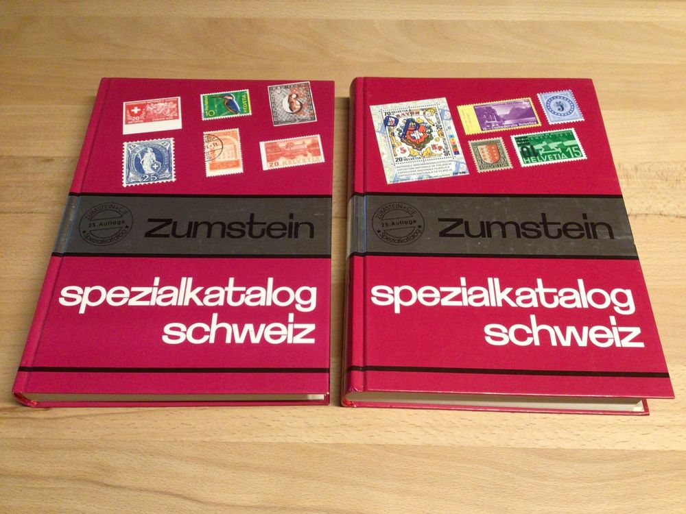 Zumstein Spezialkatalog Schweiz, Band 1 & 2 (Gebraucht) in Sarmenstorf für CHF 97 – mit ...