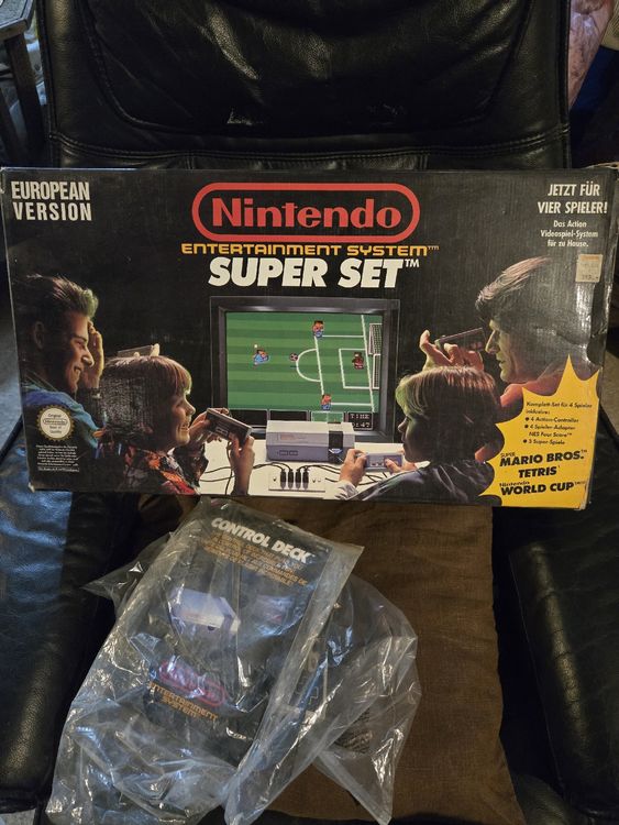 Nintendo Nes, Super Set, 1991 + Hook en boîte... (Gebraucht) in st ...