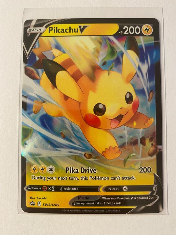 Pokemon Pikachu V SWSH 285 EN | Kaufen auf Ricardo