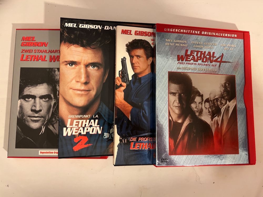 Lethal Weapon 1-4 - Mel Gibson, DVD 📀 (Neu (gemäss Beschreibung)) in Sierre für CHF 19.95 – mit ...