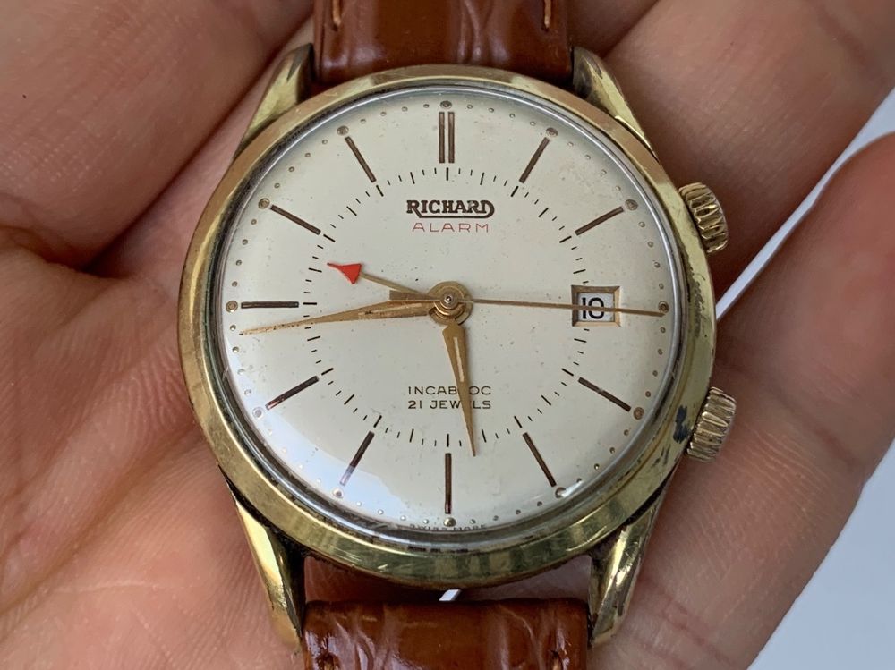 RICHARD mécanique homme / Herrenuhr Handaufzug WECKER (Gebraucht) in ...