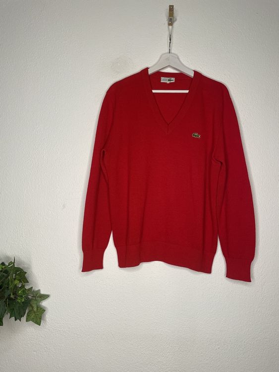 Lacoste lighter Pullover Rot | Kaufen auf Ricardo