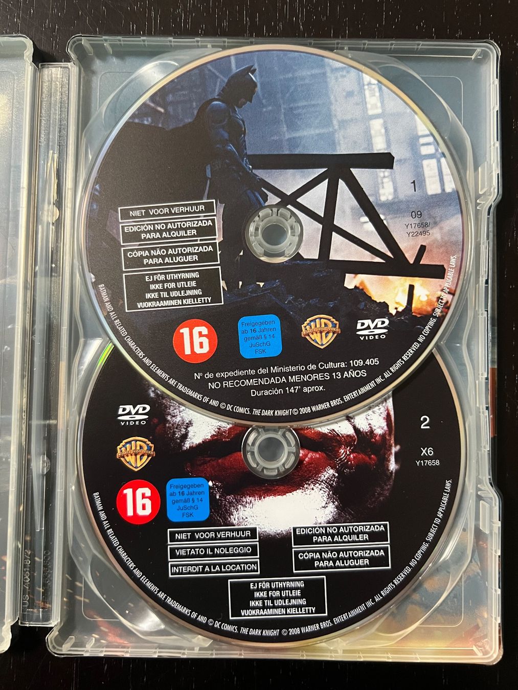 The Dark Knight, DVD Steelbook Special Edition, FSK16 (Gebraucht) in ...