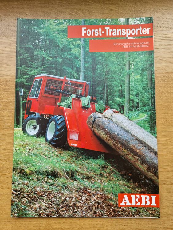 Original Prospekt Aebi Forst Transporter TP97 (Gebraucht) in Dürnten für CHF 50 – mit Lieferung ...
