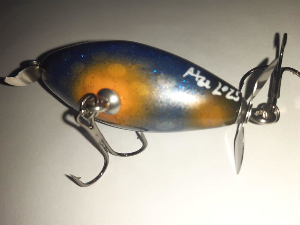 Propeller Wobbler ,Holz ,Handarbeit,9cm (Neu (gemäss Beschreibung)) in ...