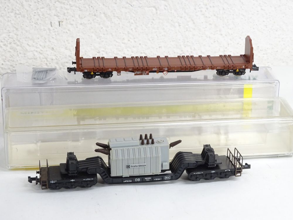 Minitrix 15271-11 + 3298 Güterwagen, Spur N, OVP (14) (Gebraucht) in ...
