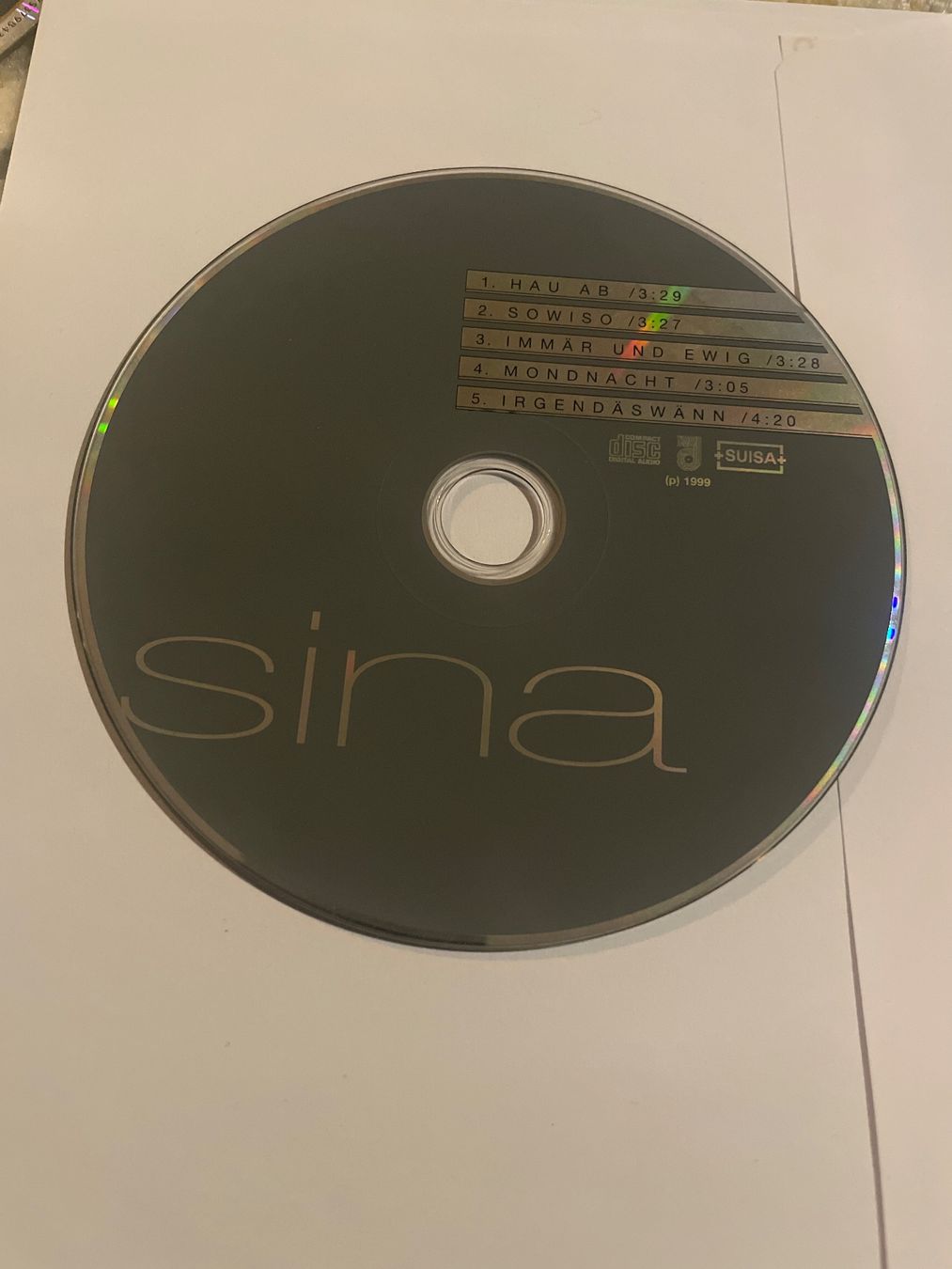 Sina CD - Hau Ab, Sowiso, Immar und Ewig - Top Hits! (Gebraucht) in ...