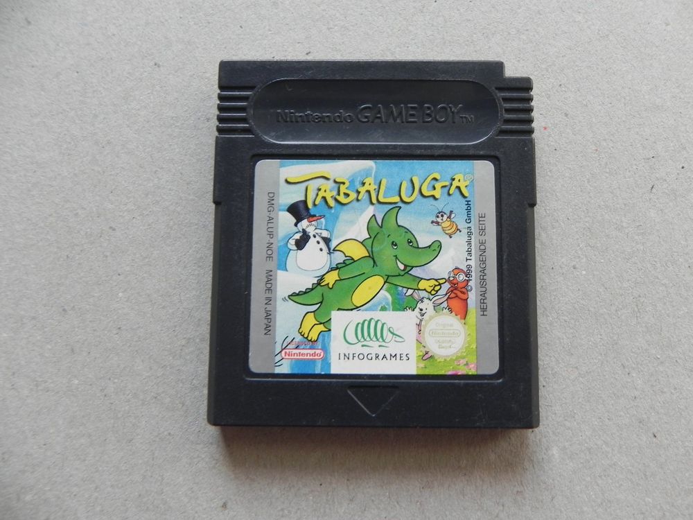 Nintendo Gameboy Game Boy Spiel mit kleinem Drachen Tabaluga (Gebraucht ...