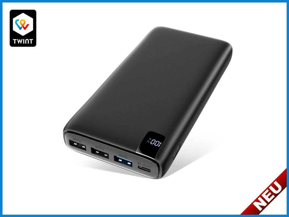 Powerbank 26800mAh Schnellladung 22,5W (Neu und originalverpackt) in Develier für CHF 35.9 – mit ...
