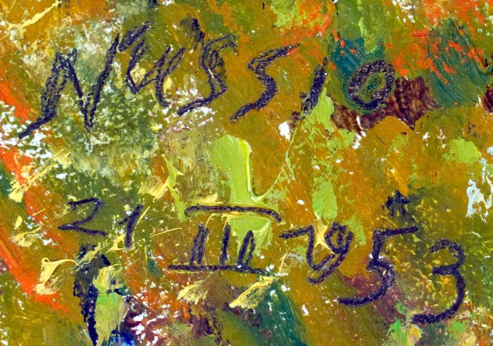 Oskar Nussio (1899-1976): Die Aar in Mönchaltdorf, 1953 (Gebraucht) in ...