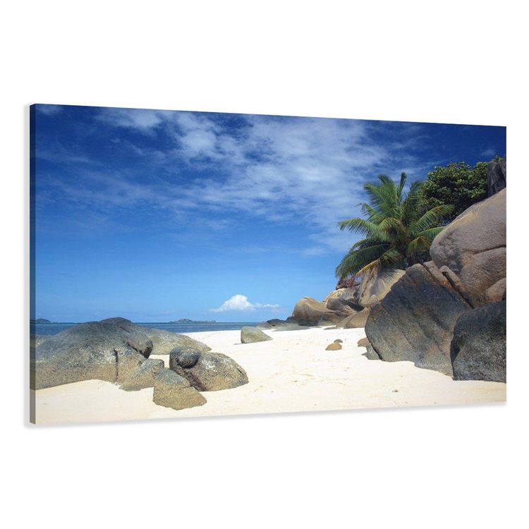 Leinwandbild 120x80cm Bild Wandbild Strand Himmel 2D (Neu und originalverpackt) in Wallenwil für ...