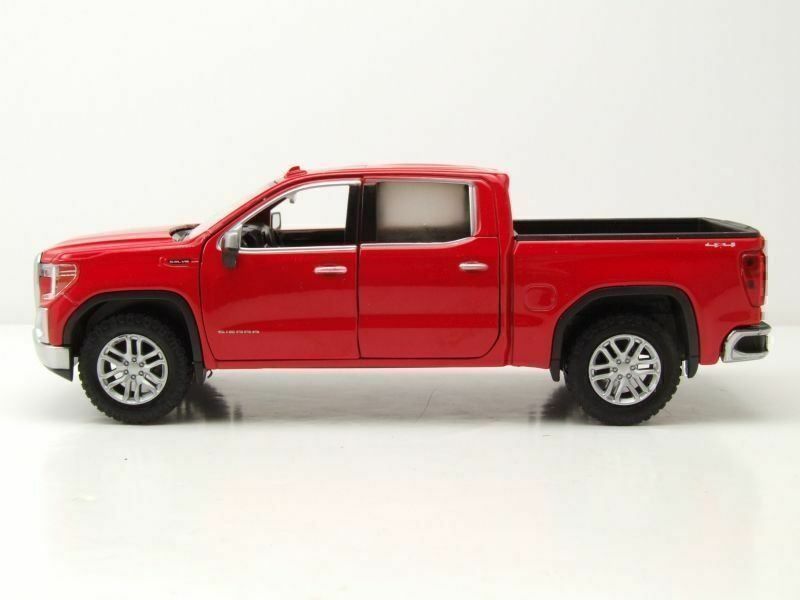 GMC Sierra 1500 SLT Crew Cap Pick Up seit 2019 rot 1:24 (Neu und ...