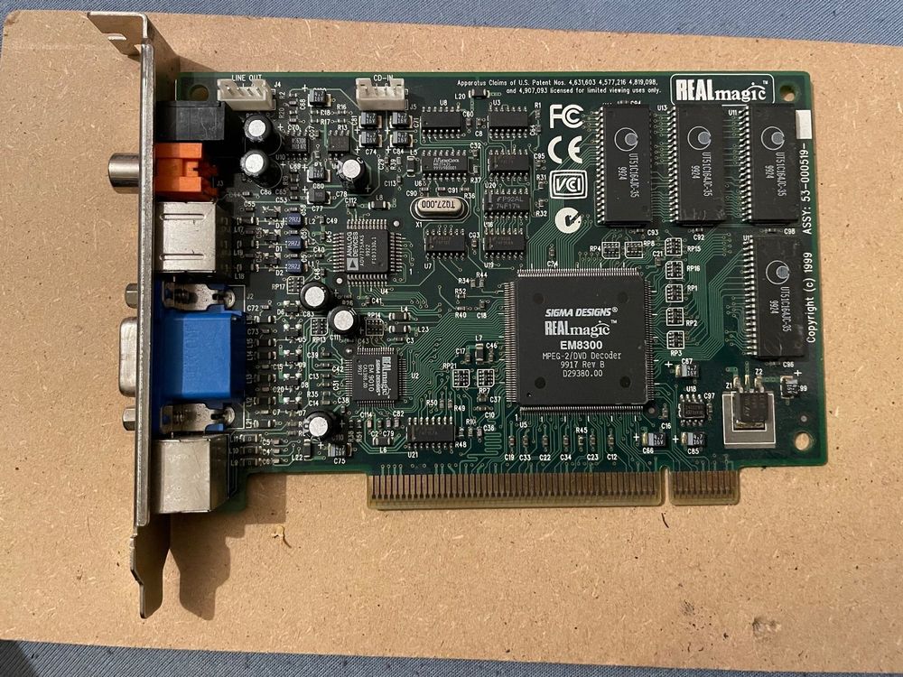 Carte mpeg-2 dvd décoder réal magic em8300 (Gebraucht) in moudon für ...