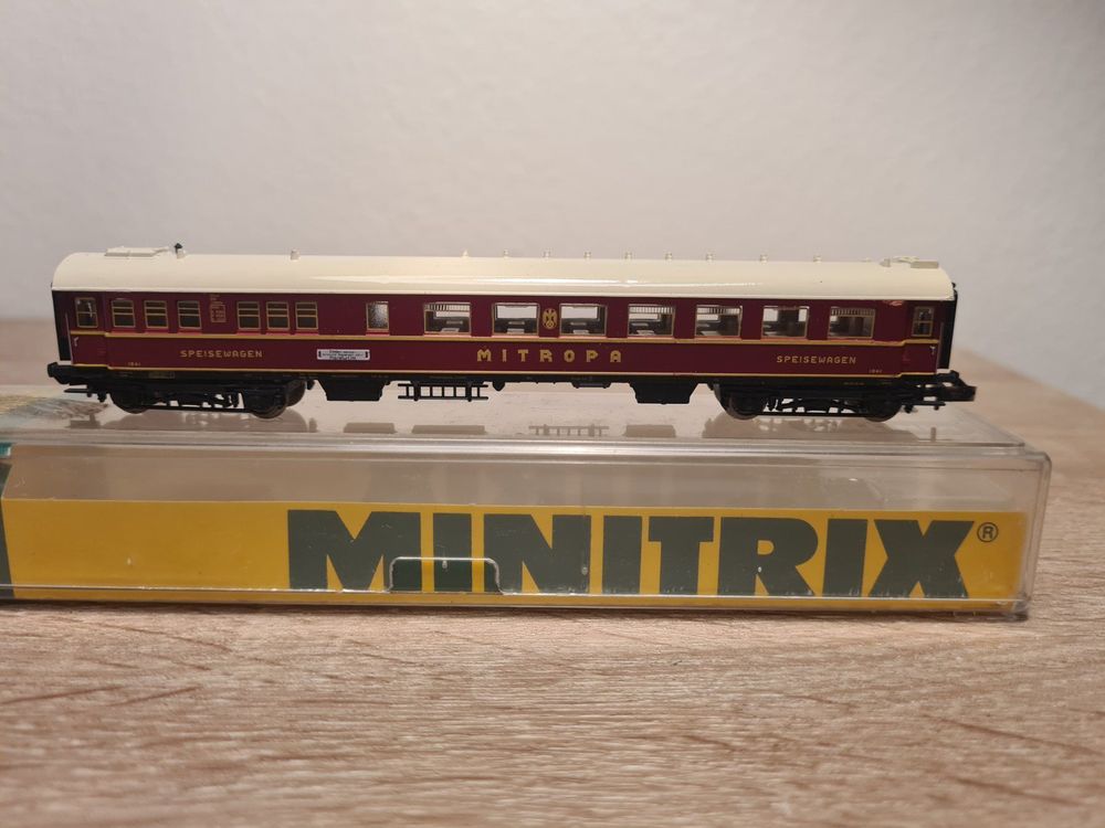 Minitrix 3154 Speisewagen Mitropa OVP NEU N (Neu und originalverpackt ...