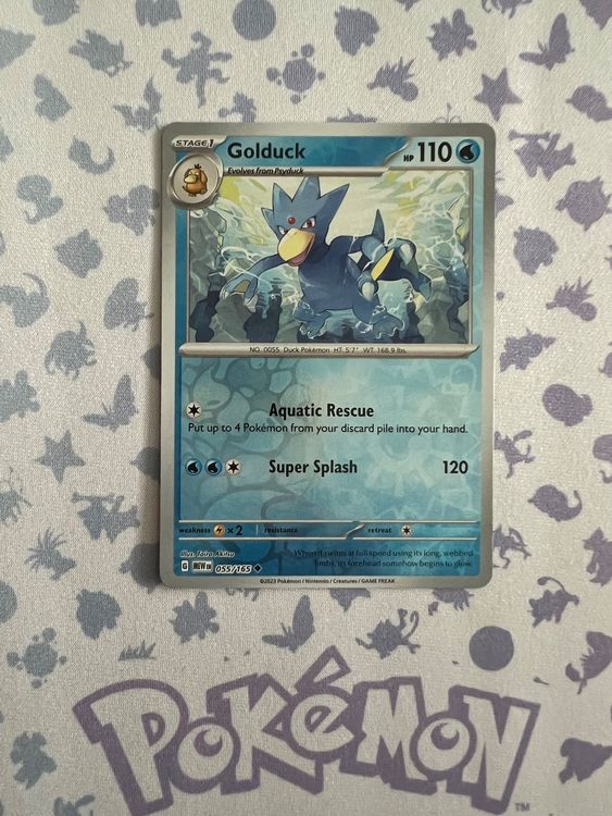 Pokémon 151 Golduck Reverse EN (Gebraucht) in Siebnen für CHF 1 – mit ...