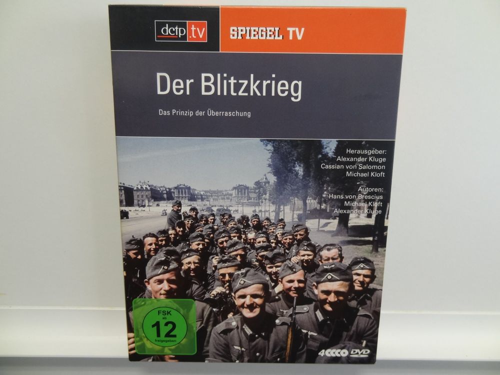 Der Blitzkrieg - 4 DVDs - Spiegel Tv (Gebraucht) in luzern für CHF 18.9 – mit Lieferung auf ...
