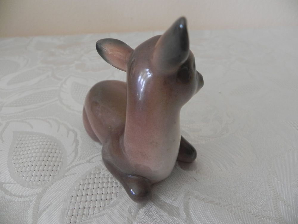 Alte Porzellanfigur Reh liegend | Kaufen auf Ricardo