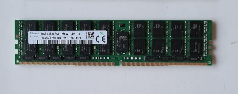 SK-Hynix 256 GB (4x64Gb) PC4-2666V-LD2 ECC RAM (Neu (gemäss ...
