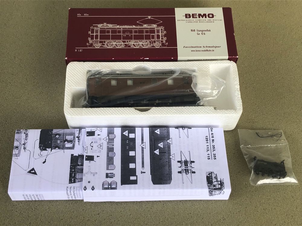 BEMO 1291 114 Ge 4/6 RhB 354 HOm Digital (Gebraucht) in Echandens für CHF 235 – mit Lieferung ...