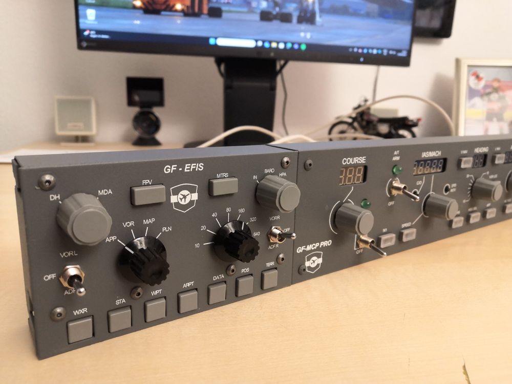 GF-EFIS & GF-MCP Pro Flight Simulator Panel - Top Zustand | Kaufen auf ...