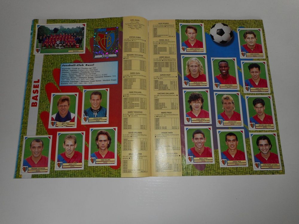 Panini Football Album 1997 komplett/Fussball/Schweizer NL (Gebraucht ...