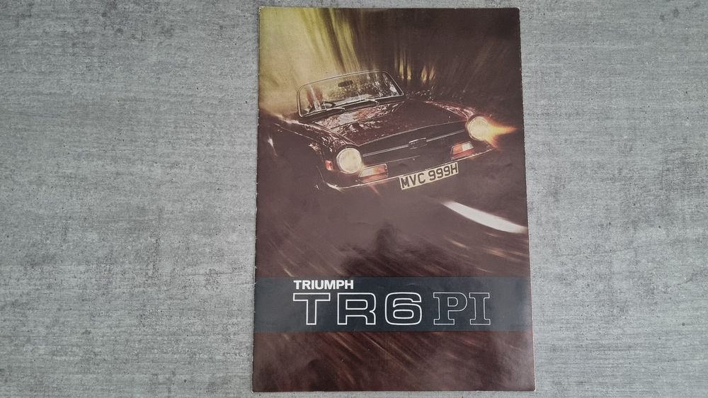 Triumph TR6 PI Prospekt | Kaufen auf Ricardo